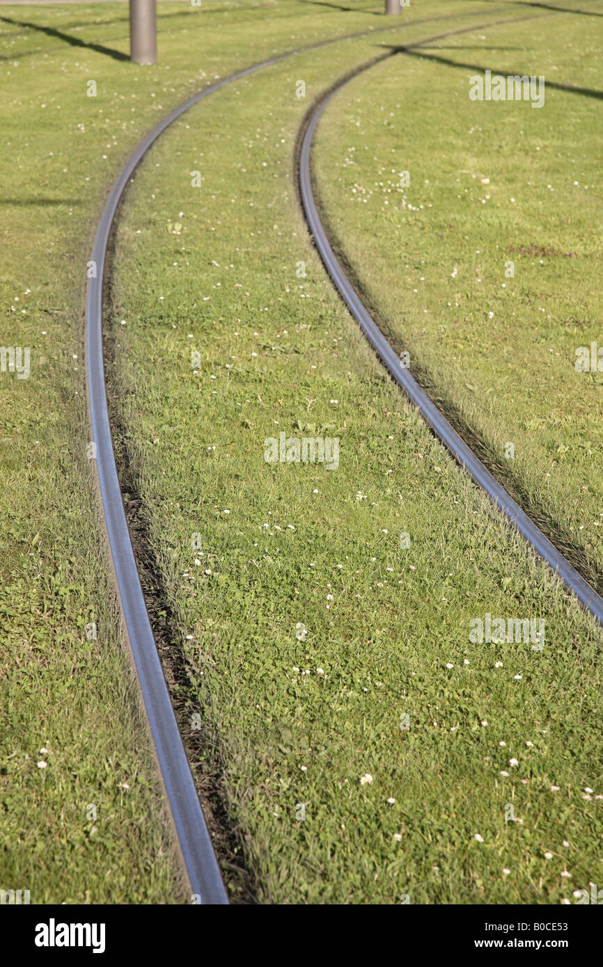 Bilbao tram tracks hi-res stock photography and images - Alamy