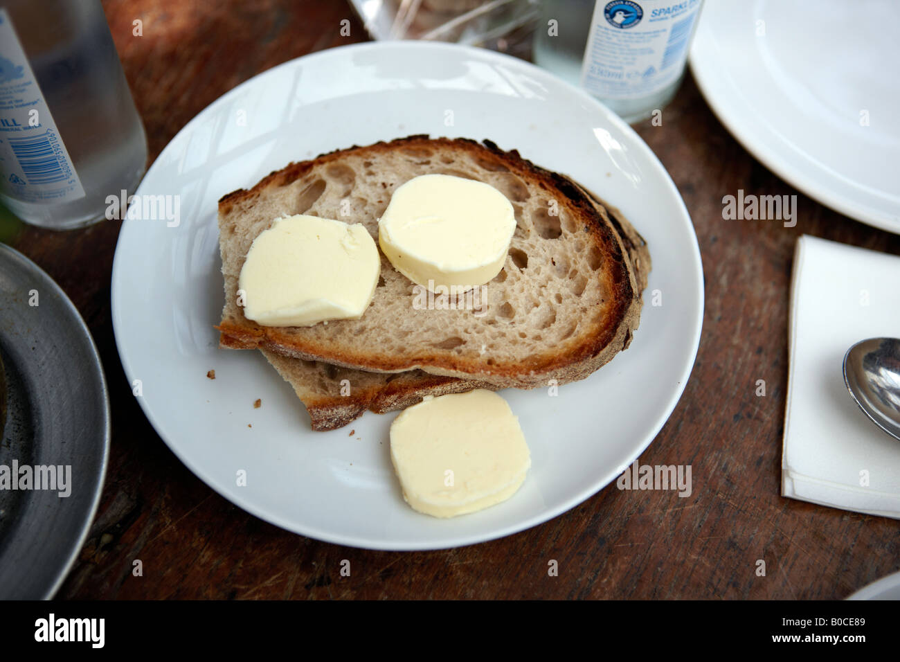 Bread and butter Stock Photo - Alamy
