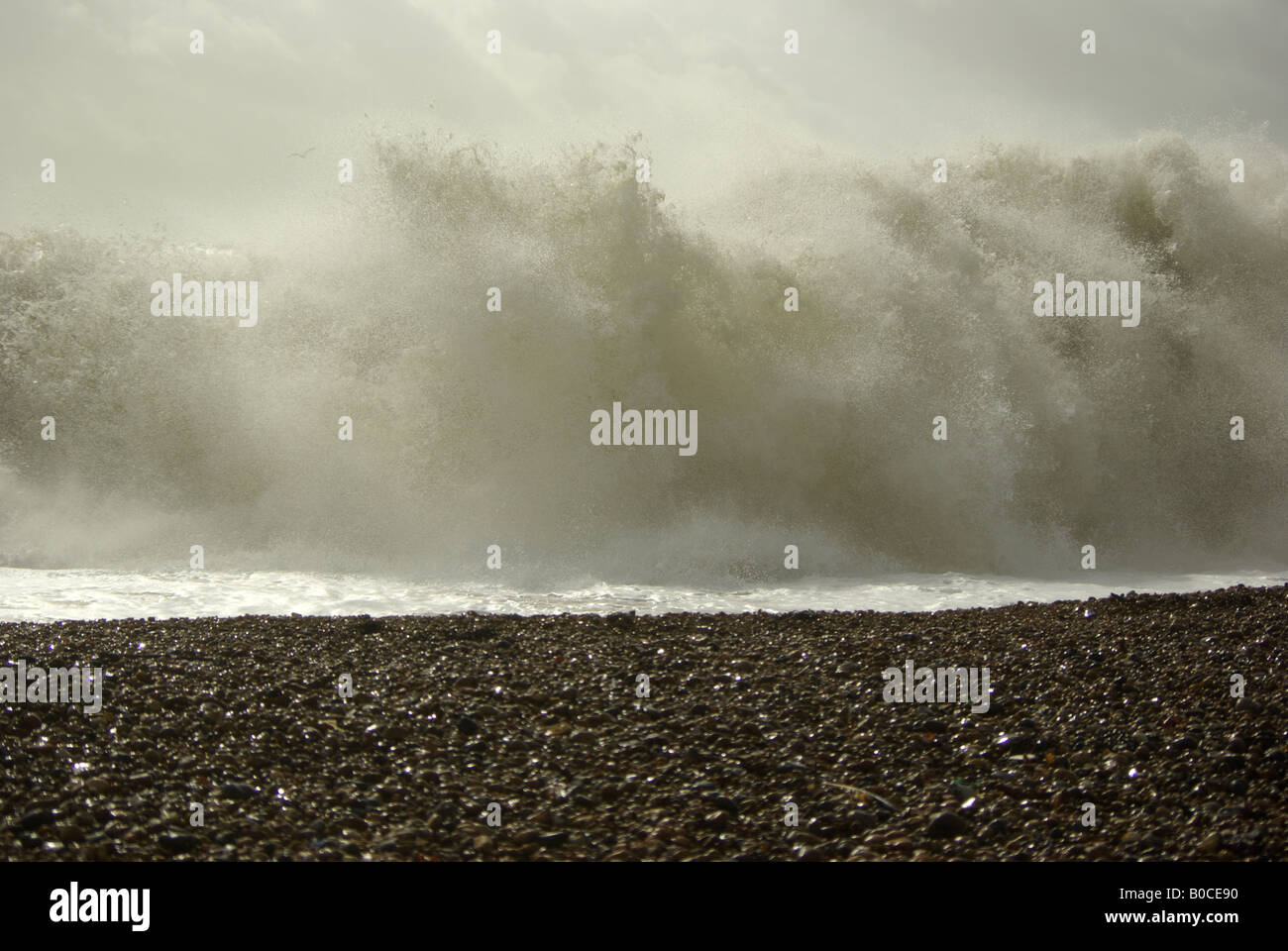 Wave during a storm Stock Photo - Alamy