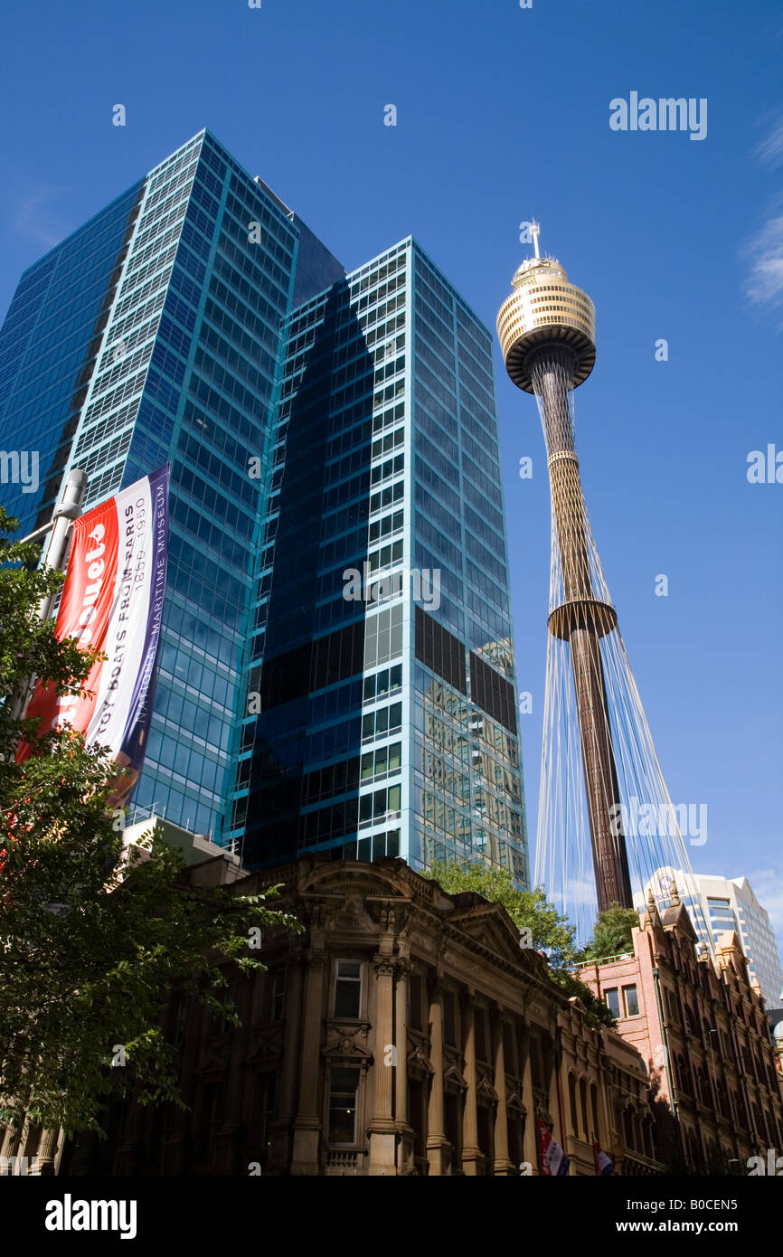 Centrepoint tower and CBD buildings, Sydney, Australia Stock Photo - Alamy