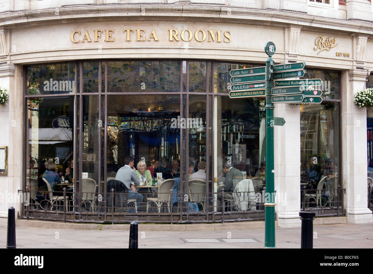 Bettys Famous Tea Rooms York City Yorkshire England Stock Photo - Alamy