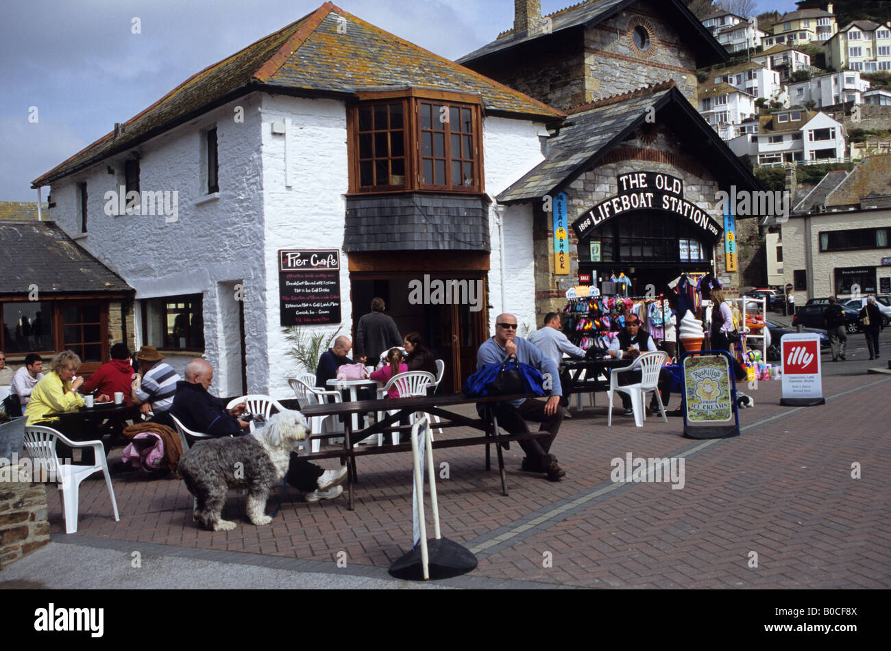The Old Lifeboat Station In Looe Cornwall Stock Photo - Alamy