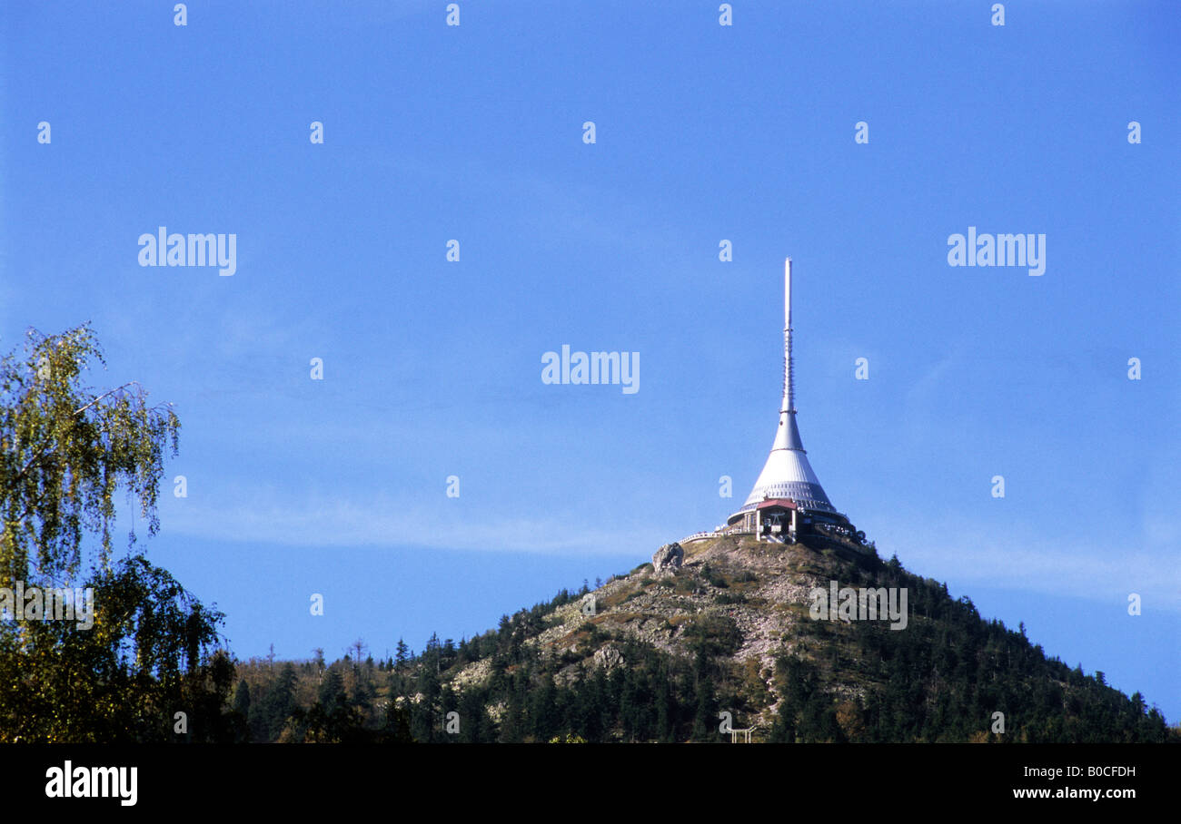 modern architecture Jested near Liberec Czech Republic Stock Photo - Alamy