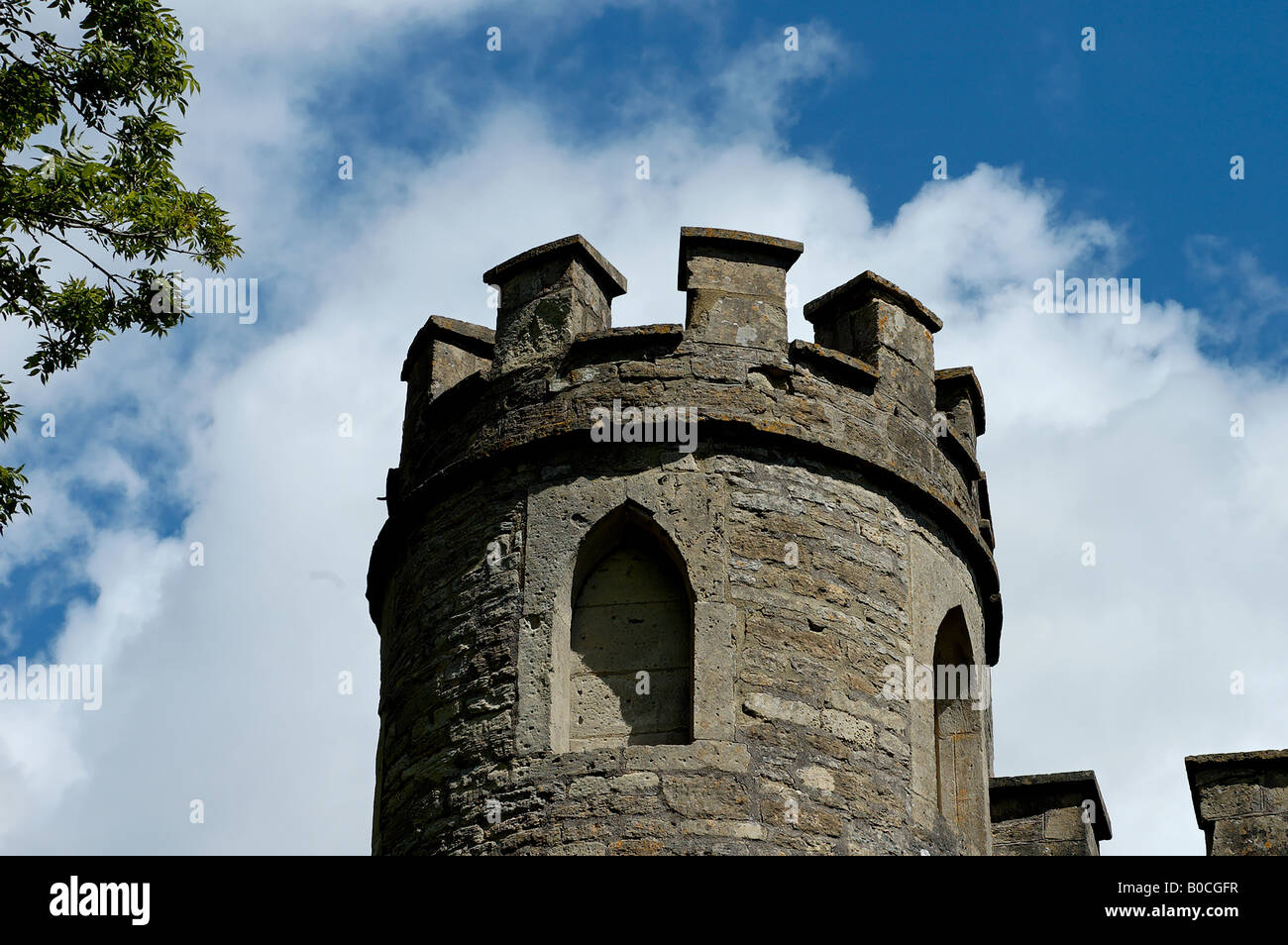 Detail of Ralph Allen's Sham Castle Stock Photo - Alamy