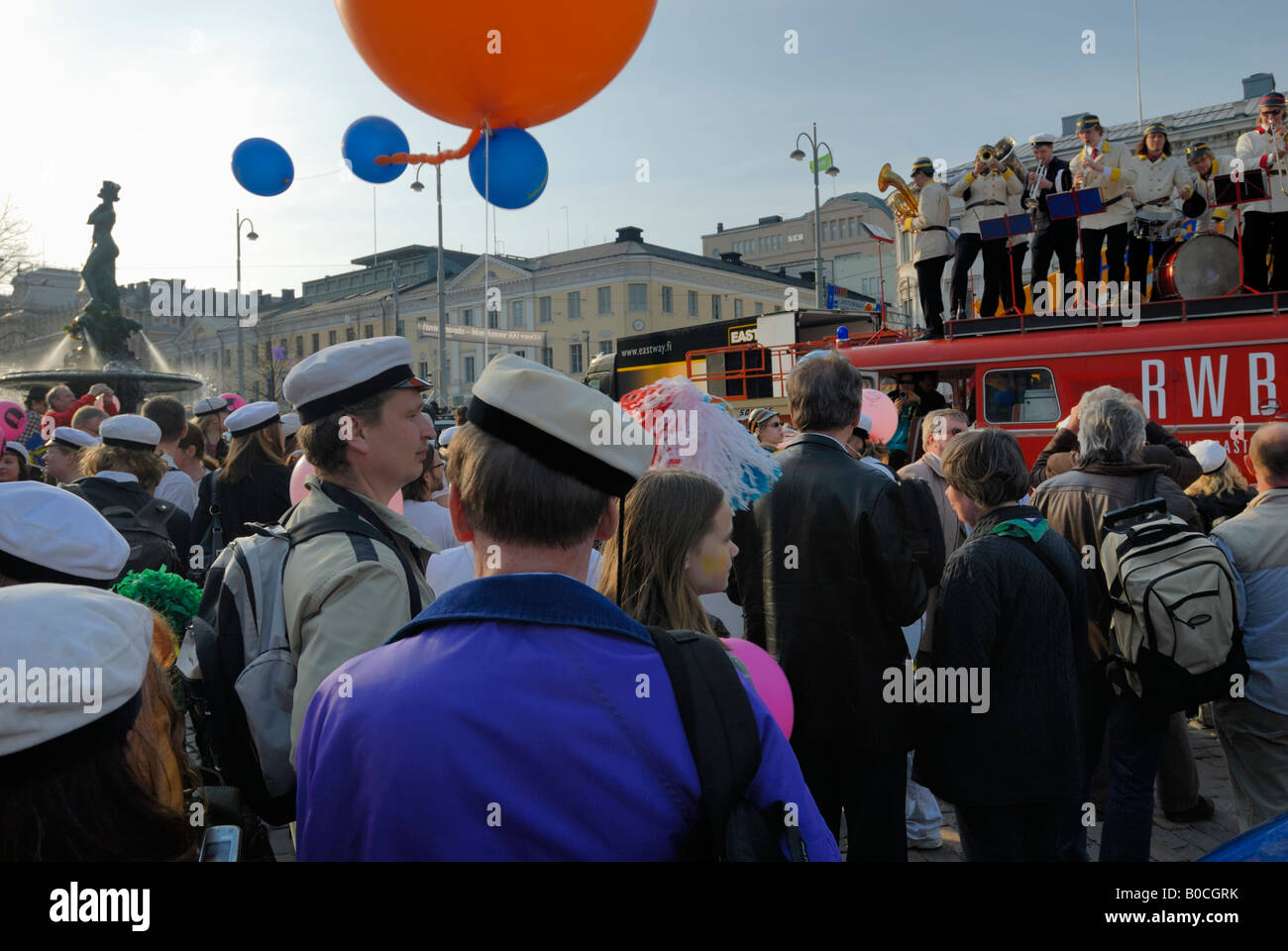 The eve of May Day, Helsinki. The only carnival-like celebration in ...