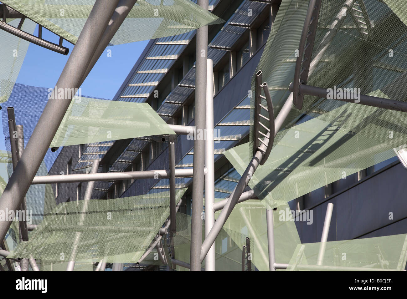 Detail at Entrance to Congress and Music Palace Euskalduna, Bilbao ...