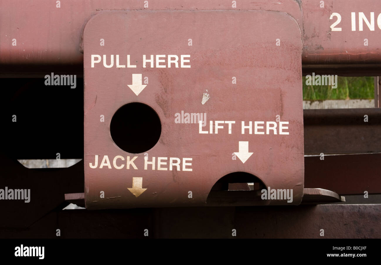 Train lift point Stock Photo - Alamy