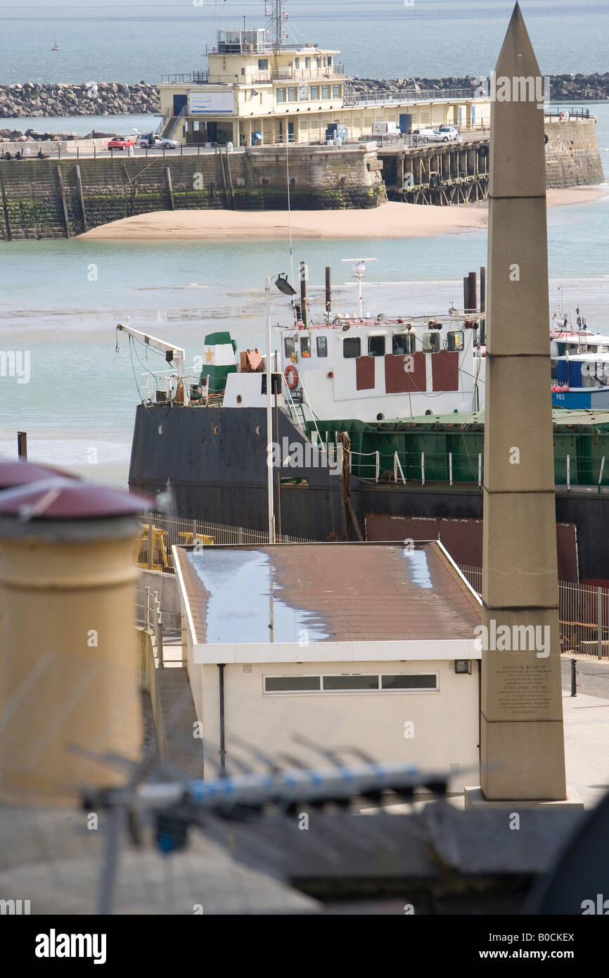 Ships at Ramsgate's historic Harbour Kent UK Stock Photo - Alamy