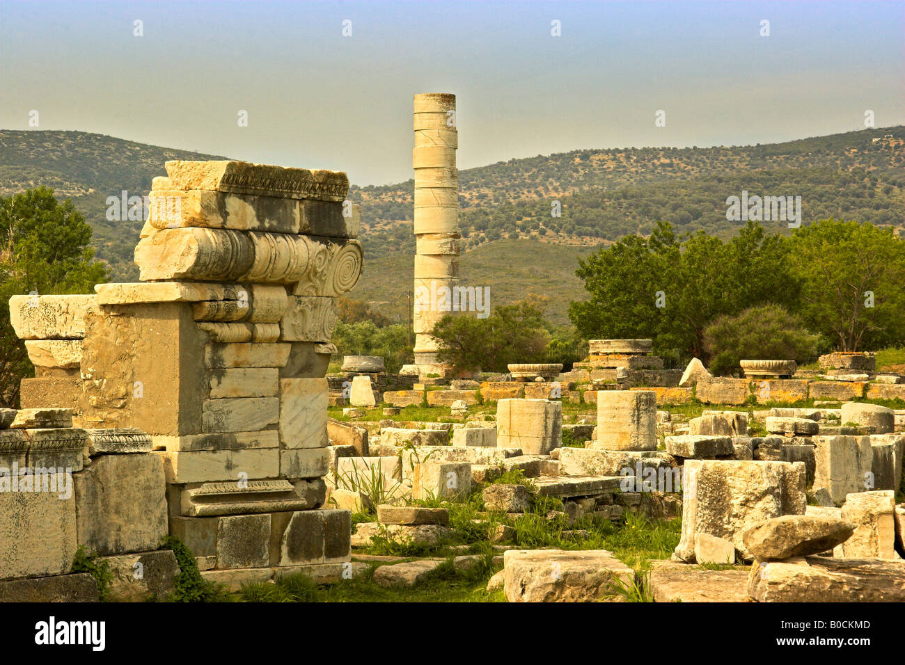 Temple of hera samos hi-res stock photography and images - Alamy