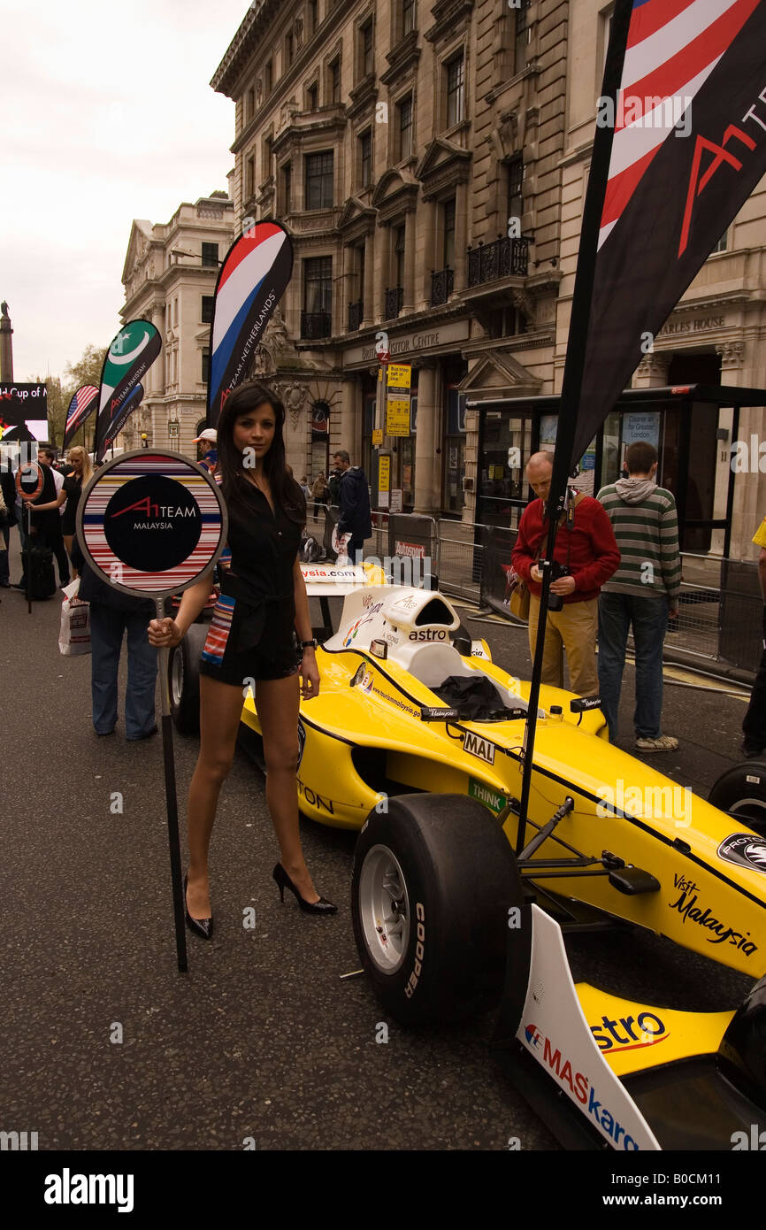 A1GP in Regent Street London Stock Photo - Alamy
