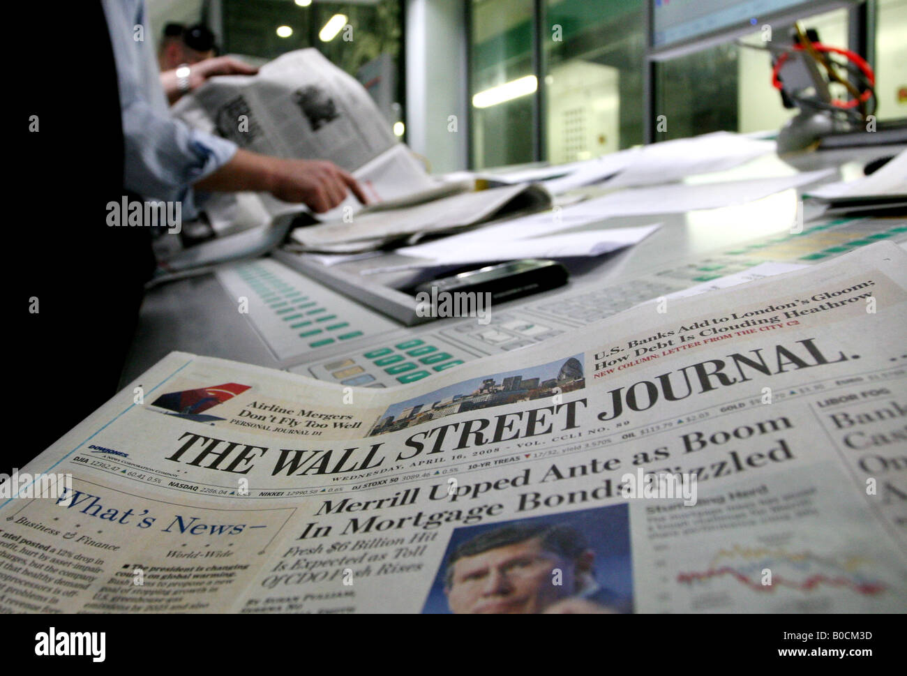 Newspaper printing room hi-res stock photography and images - Alamy