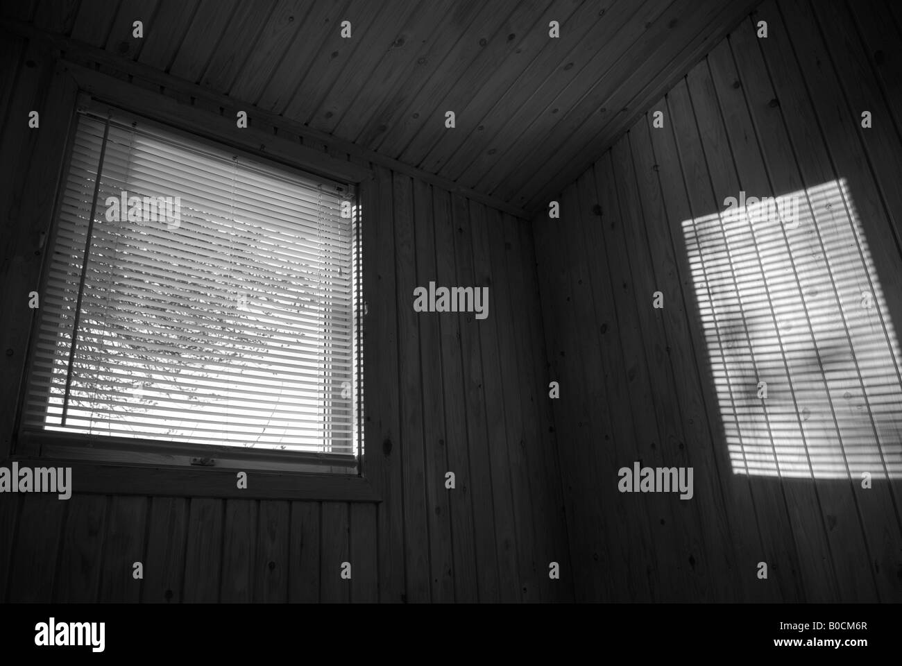 Blinds open Black and White Stock Photos & Images - Alamy