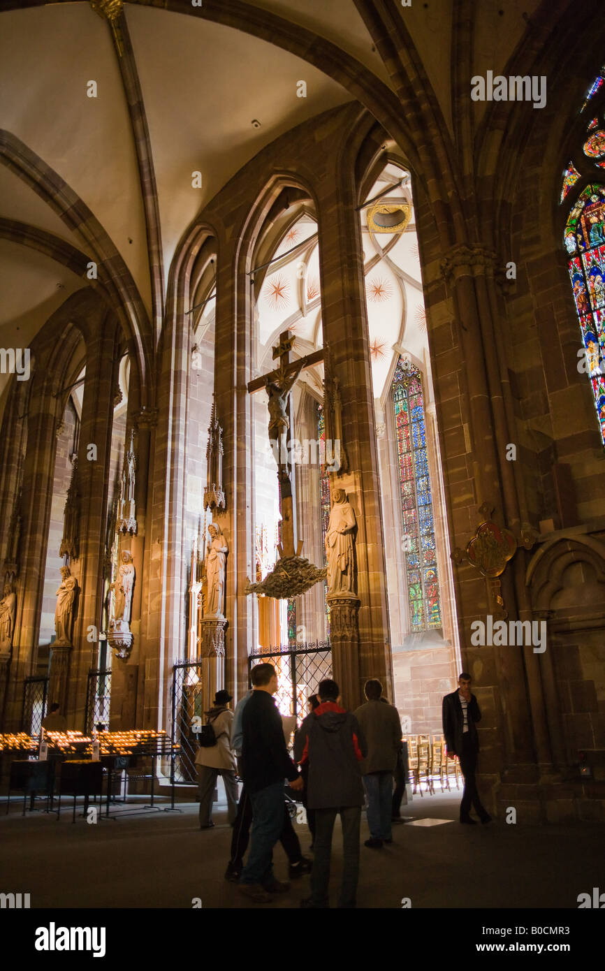 St Catherine chapel, Notre-Dame gothic cathedral 14th century ...