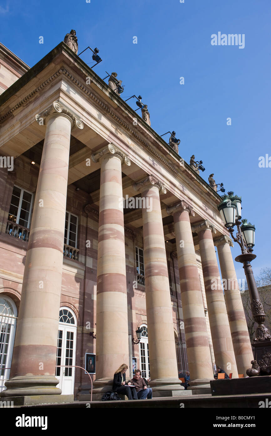 OPERA HOUSE MUNICIPAL THEATRE OPERA NATIONAL DU RHIN FACADE WITH ...