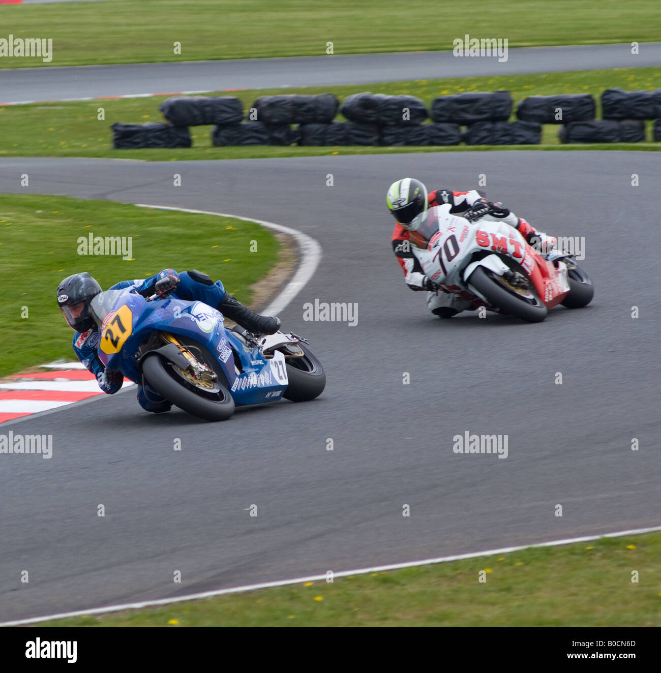 Tom Grant Riding a Honda Motorbike in the British Superbike ...