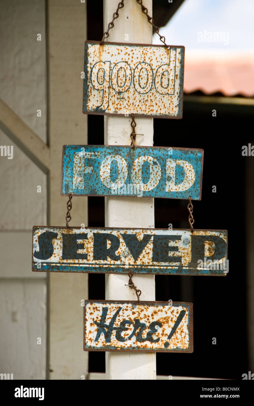Rusting signage hi-res stock photography and images - Alamy