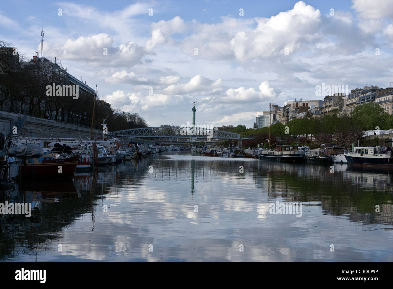 Port and Garden, Paris Arsenal, France, Europe Stock Photo - Alamy