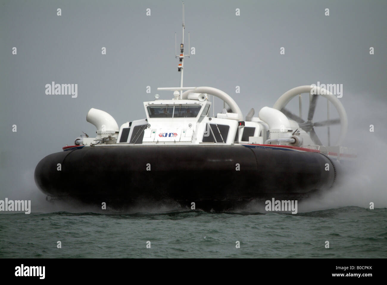 Passenger Hovercraft Solent Express GH 2142 of the Hovertravel Fleet ...