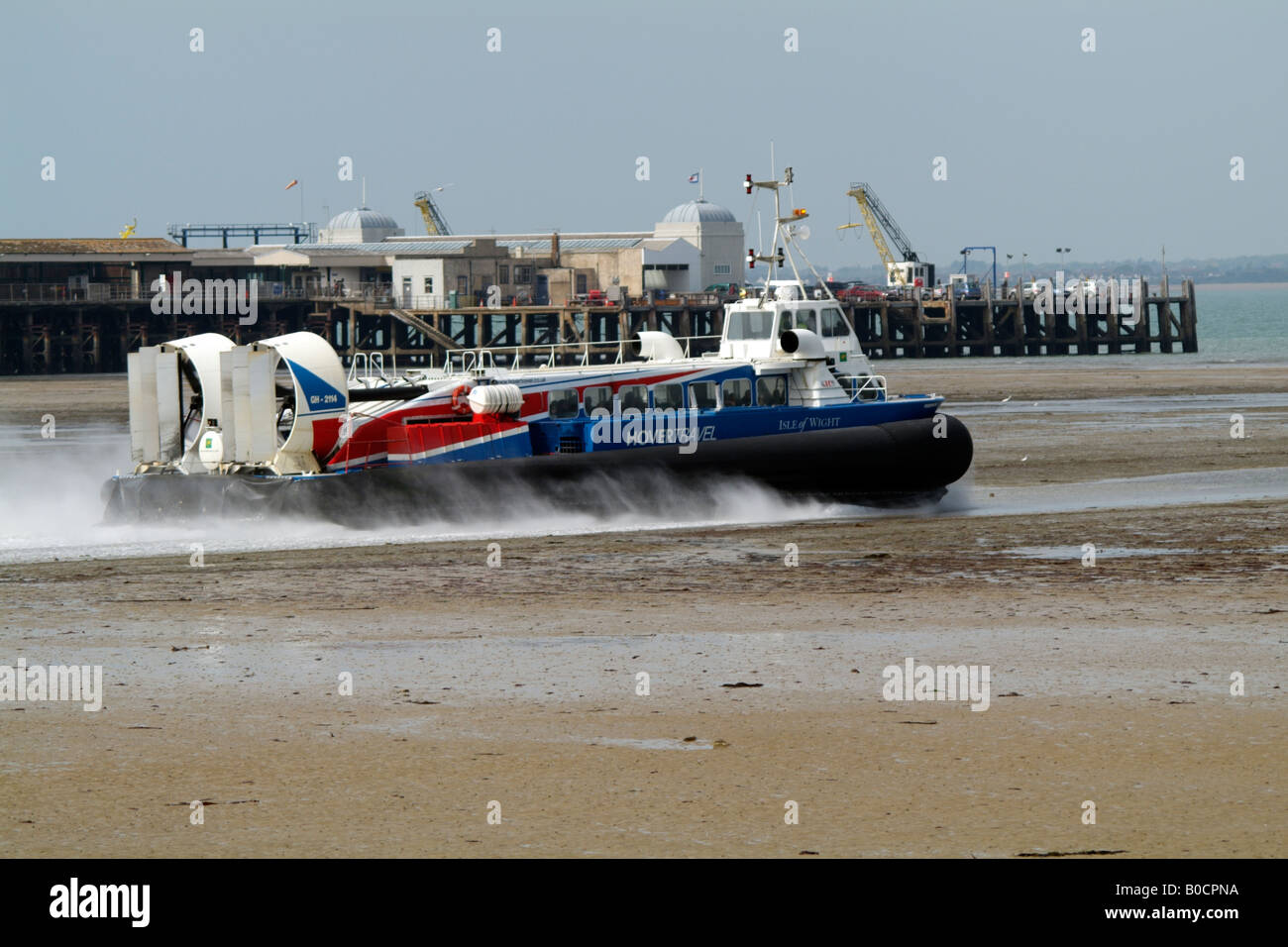 Passenger Hovercraft Freedom 90 GH 2114 of the Hovertravel Fleet ...