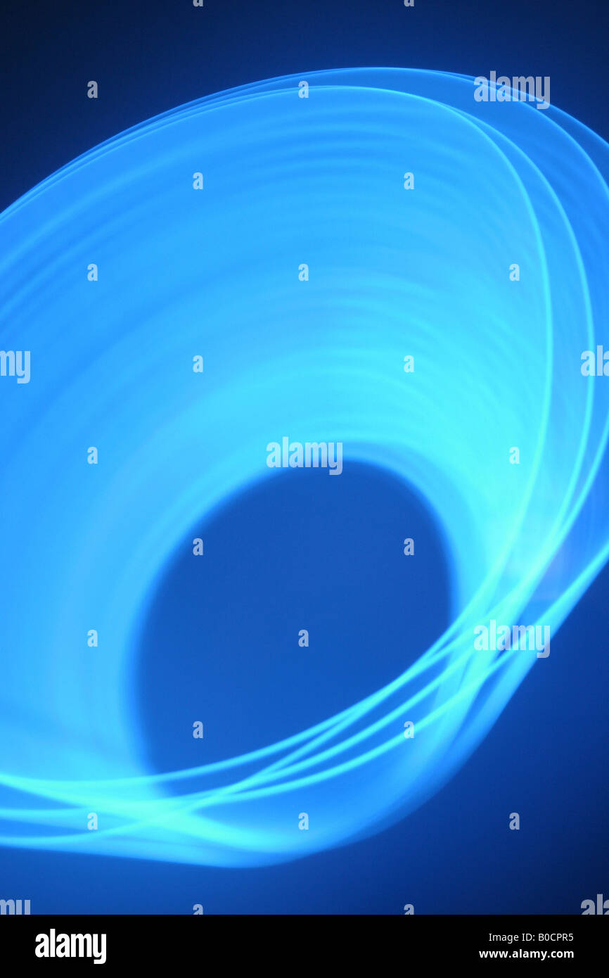 light effect taken at night with a glow stick Stock Photo - Alamy