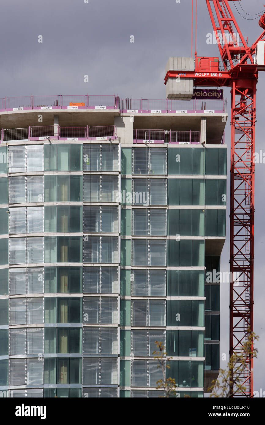 City Centre apartments, new build Stock Photo - Alamy