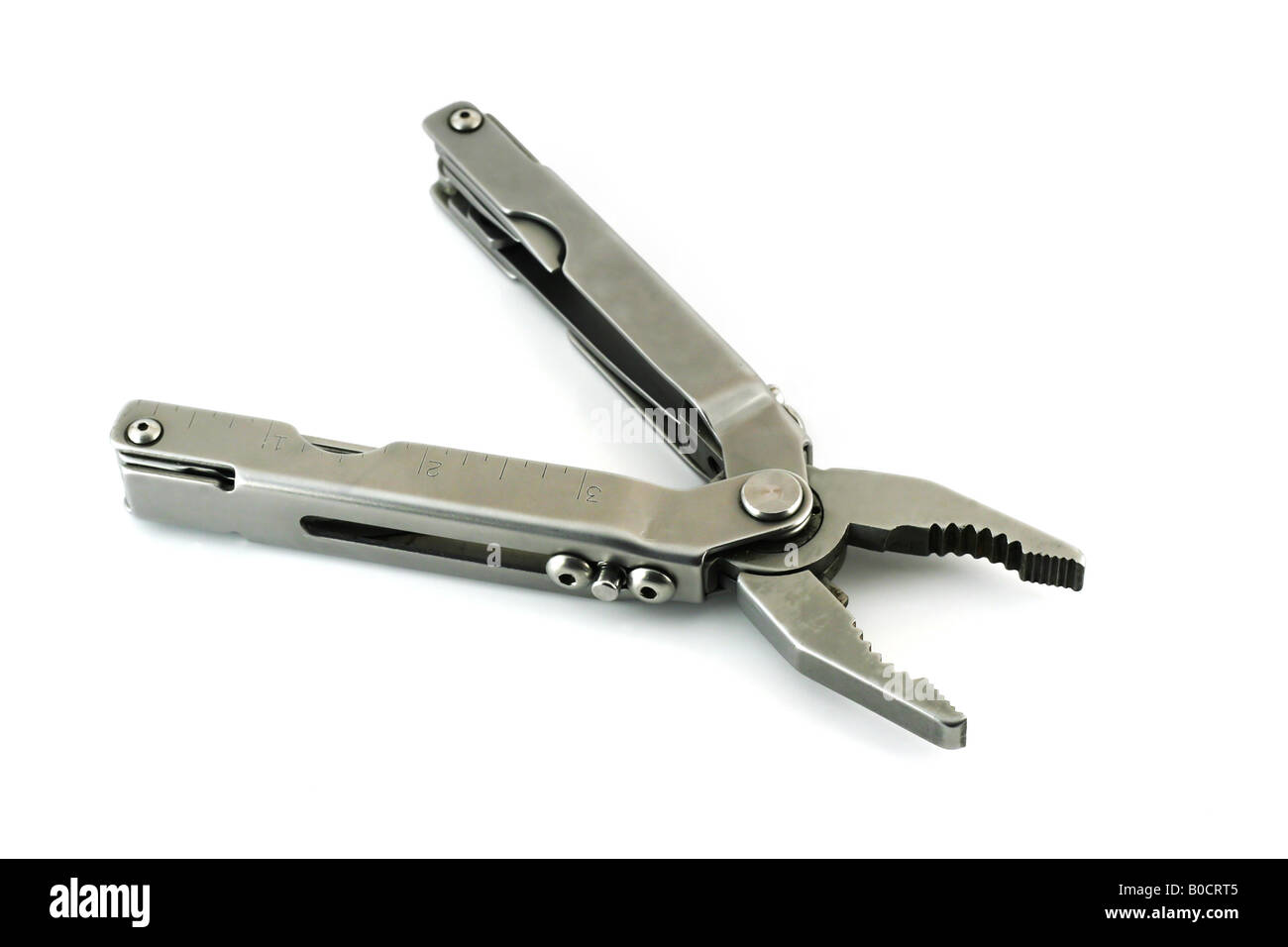 multi tool isolated on white background Stock Photo - Alamy