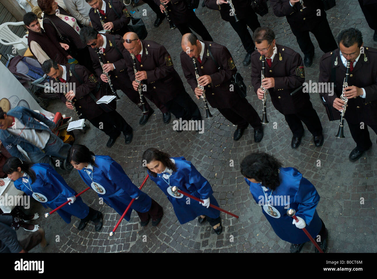 Ceremony of our lady of freedom in italy Stock Photo - Alamy