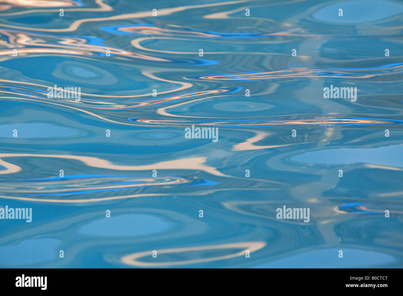 Blue Pool Water Stock Photo - Alamy