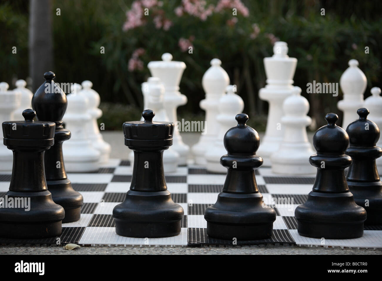 Oversized chess set Stock Photo - Alamy