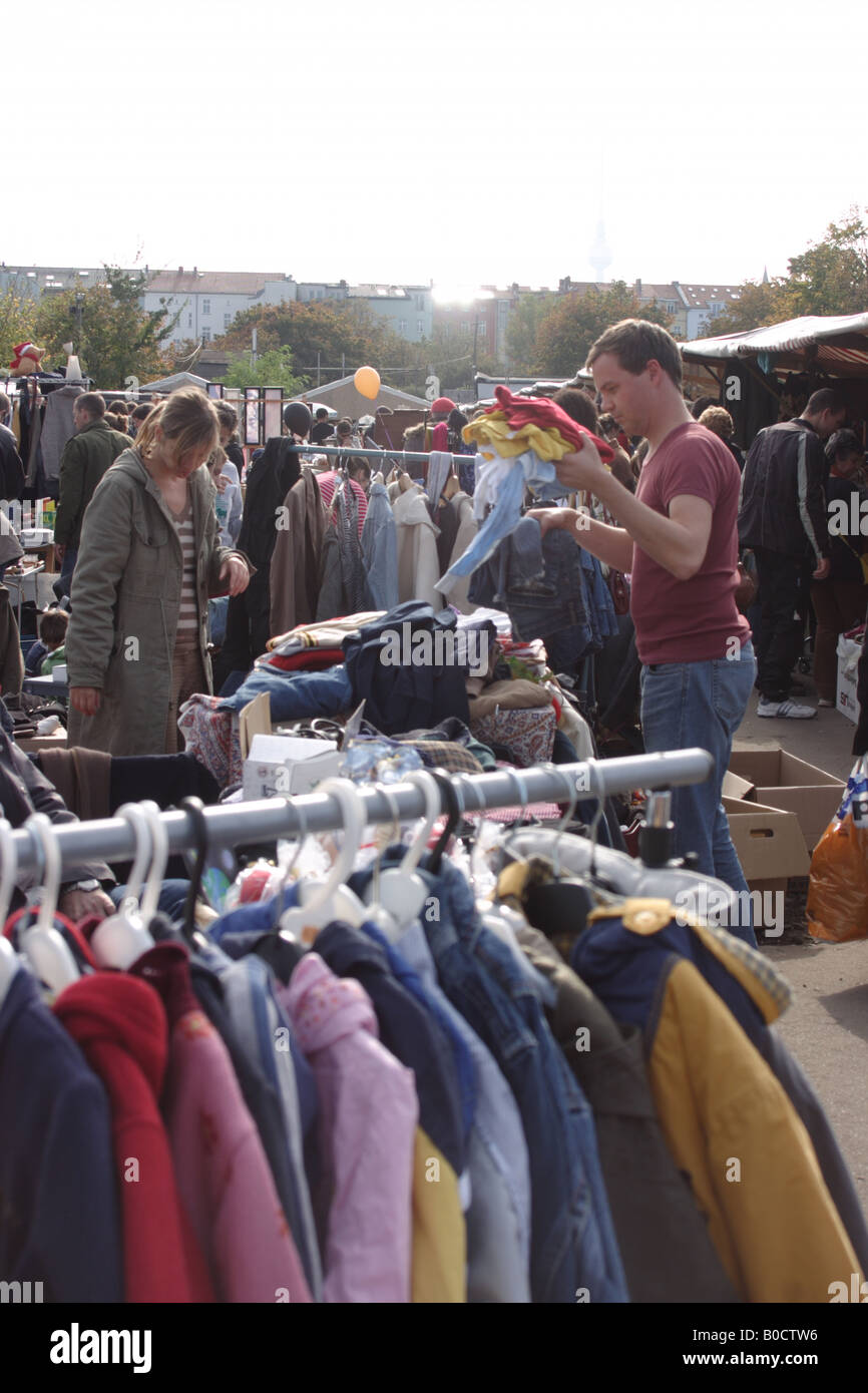 flee market Berlin, Germany Stock Photo - Alamy