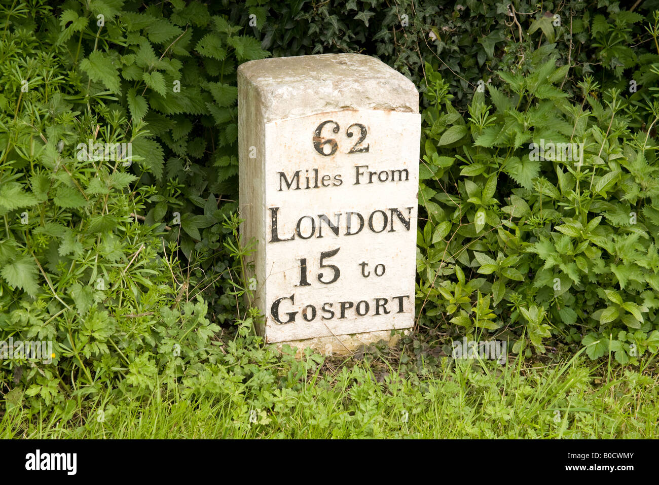 Ancient signpost Corhampton Hampshire England Stock Photo - Alamy