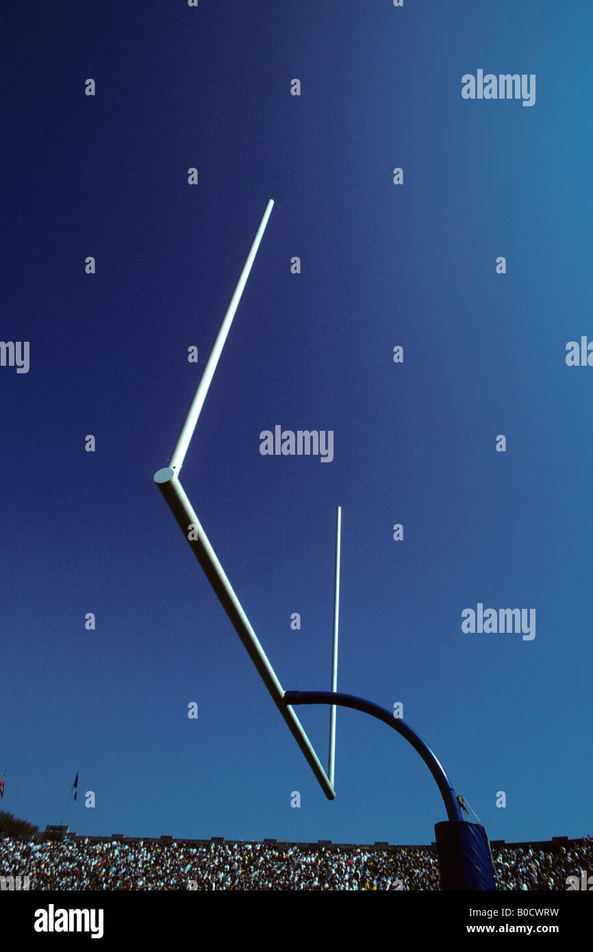 Goal posts American Football Stock Photo - Alamy