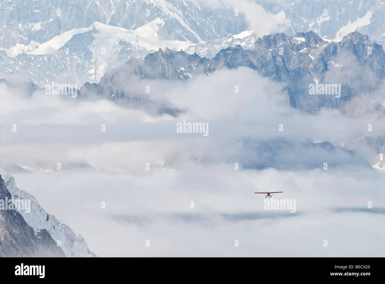 Cloud clouds skies sky peaks distant alaskan hi-res stock photography ...