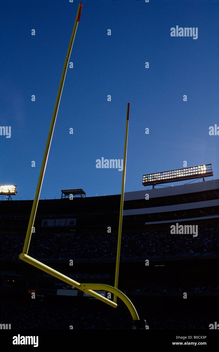 American football goalposts Stock Photo - Alamy