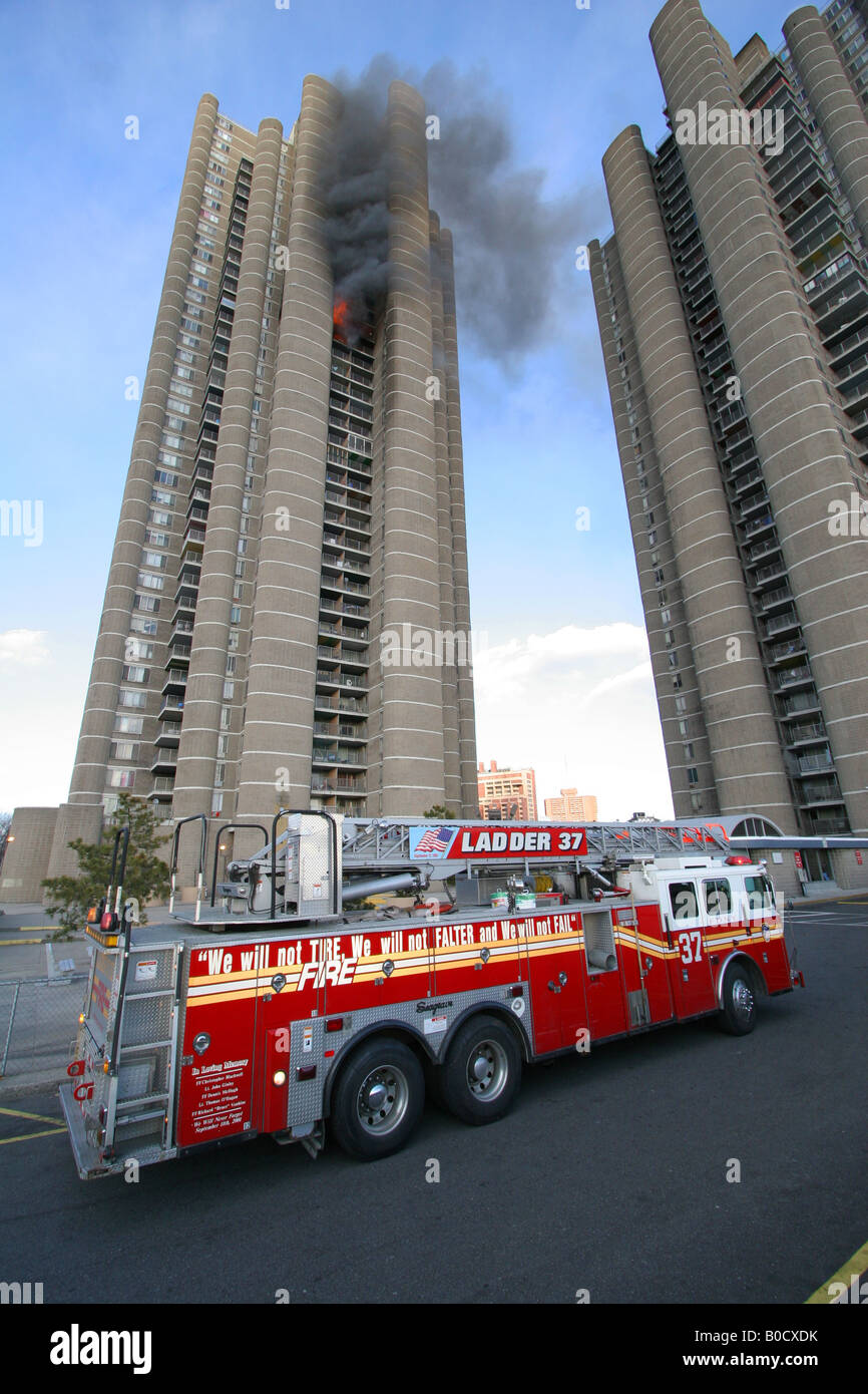 Hi Rise Fire New York City USA, by Michale Messar/Dembinsky Photo Assoc ...