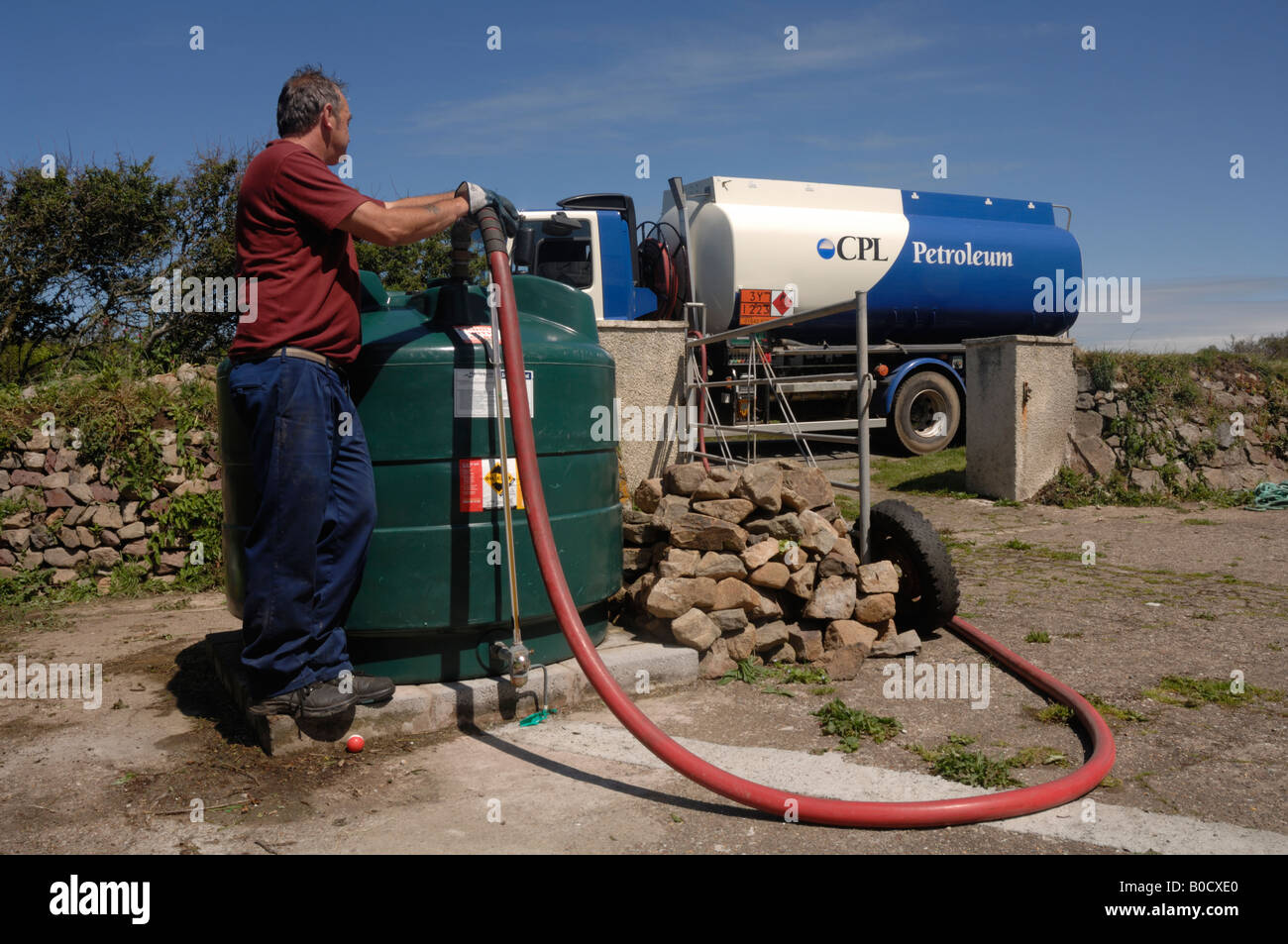 Oil Tanker Rural Road High Resolution Stock Photography and Images - Alamy