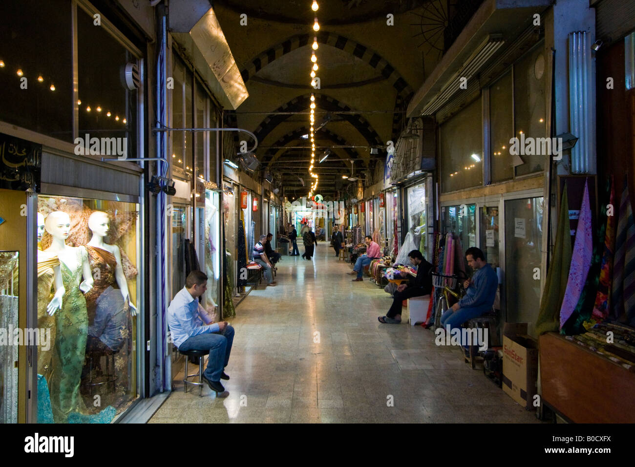 Inside the Souk in the Old City in Damascus Syria Stock Photo - Alamy