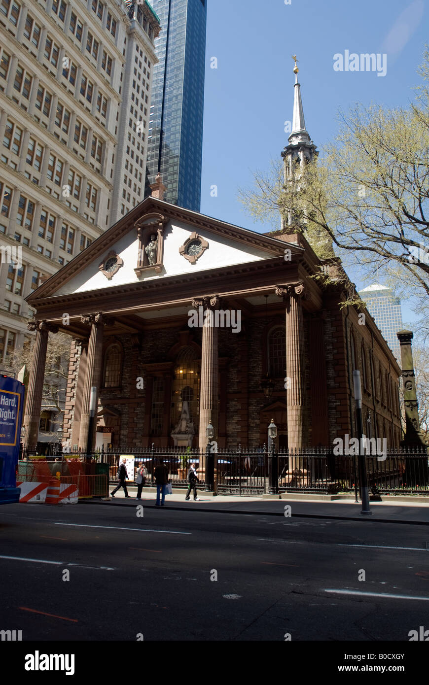New york st paul chapel hi-res stock photography and images - Alamy