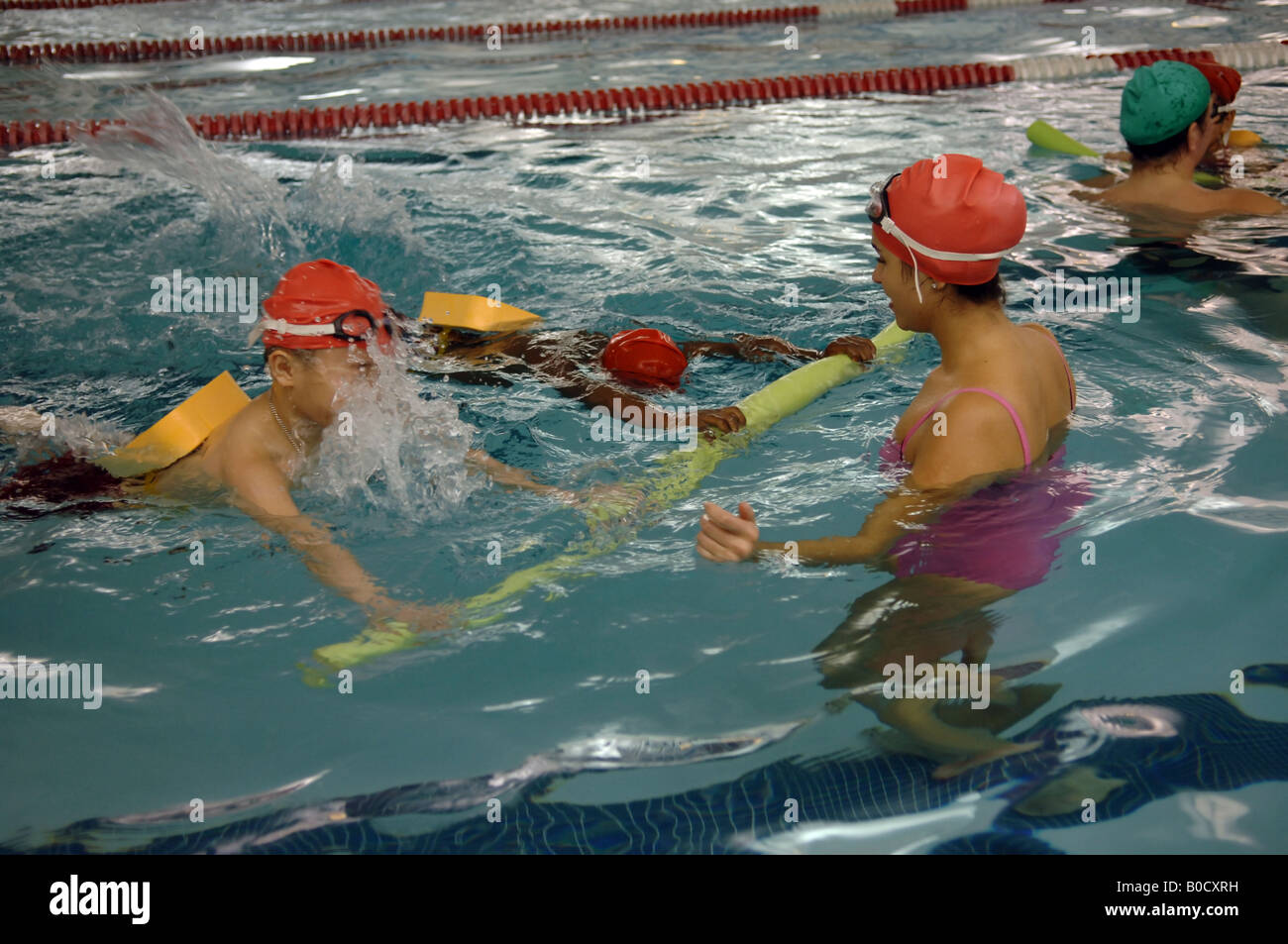 Youth swimmers school hi-res stock photography and images - Alamy
