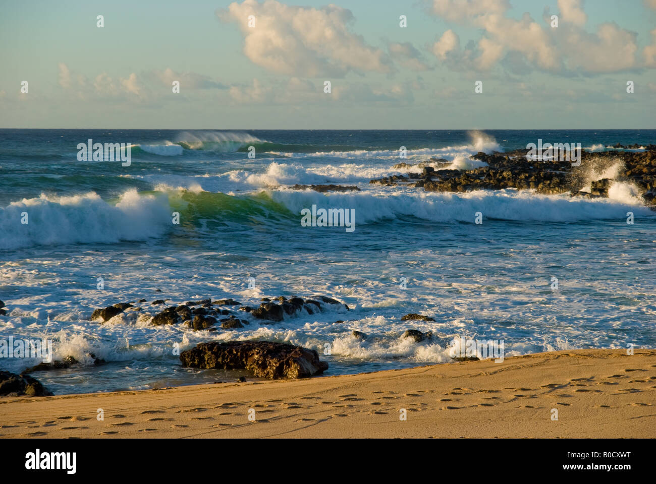 Beach at Molokai Ranch on the island of Molokai Hawaii Stock Photo - Alamy