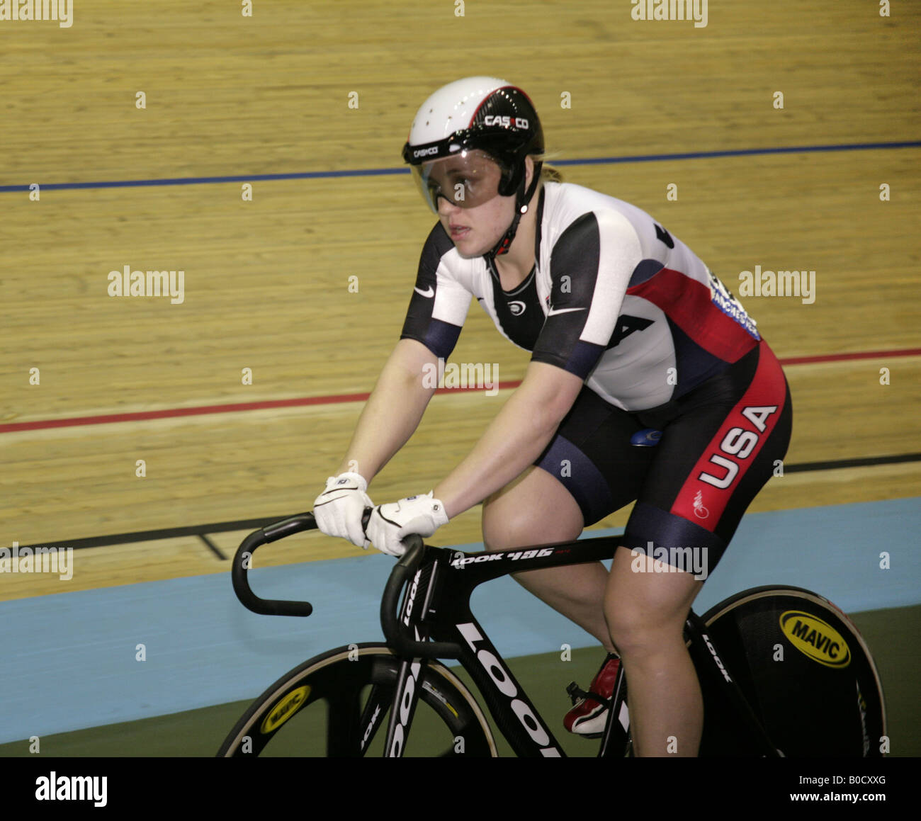 Jennie Reed sprinter USA team Manchester UK Velodrome UCI Track Cycling ...