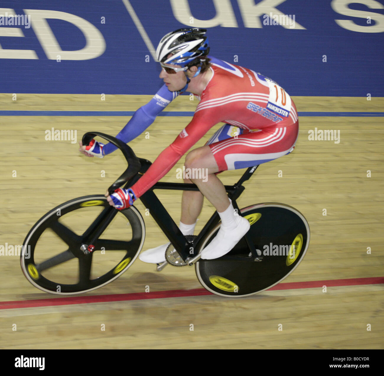 Bradley Wiggins GB member of Gold Medal winning team Manchester UK ...