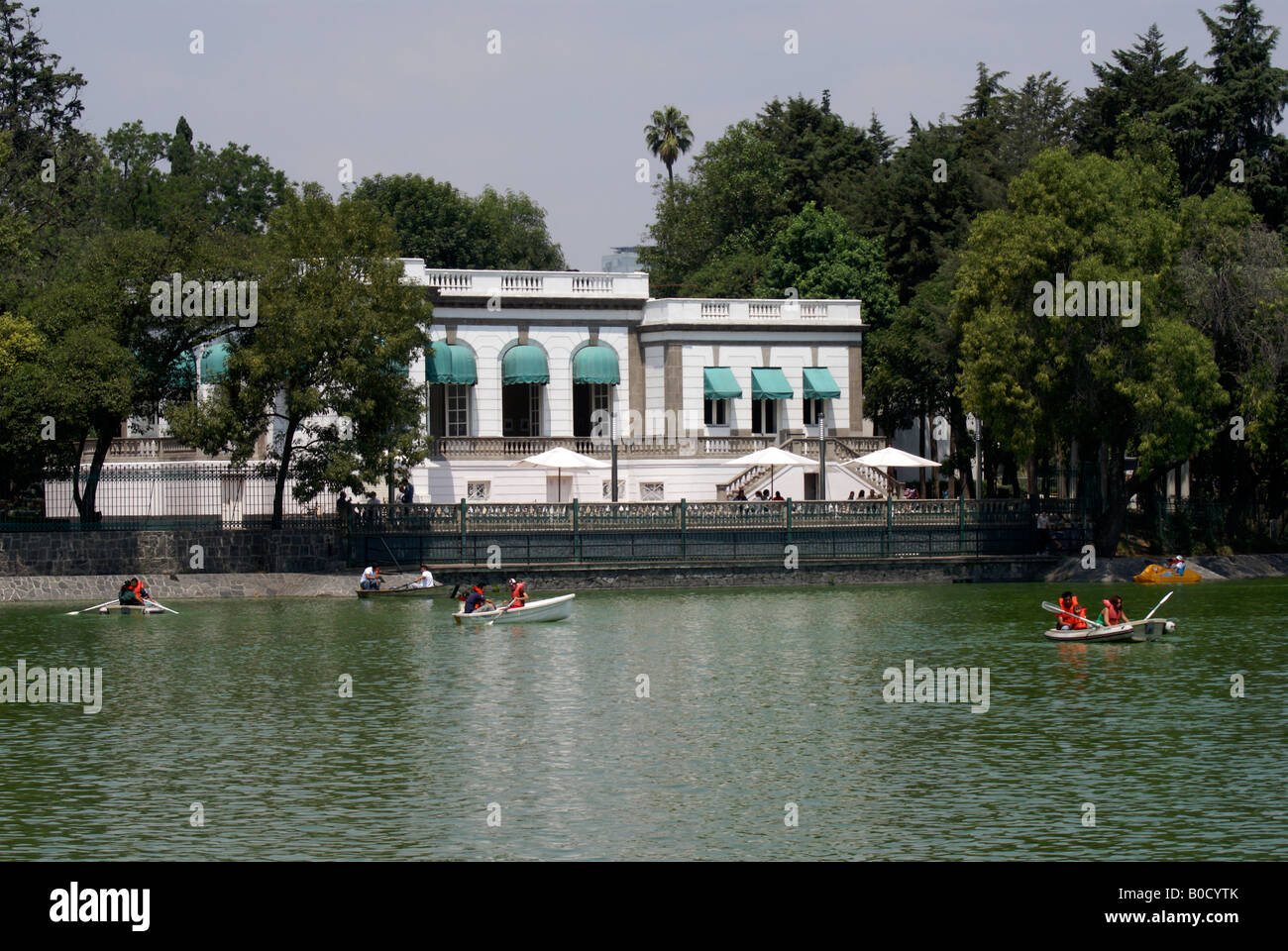 The Casa del Lago on Lago de Chapultepec in Chapultepec Park Mexico ...