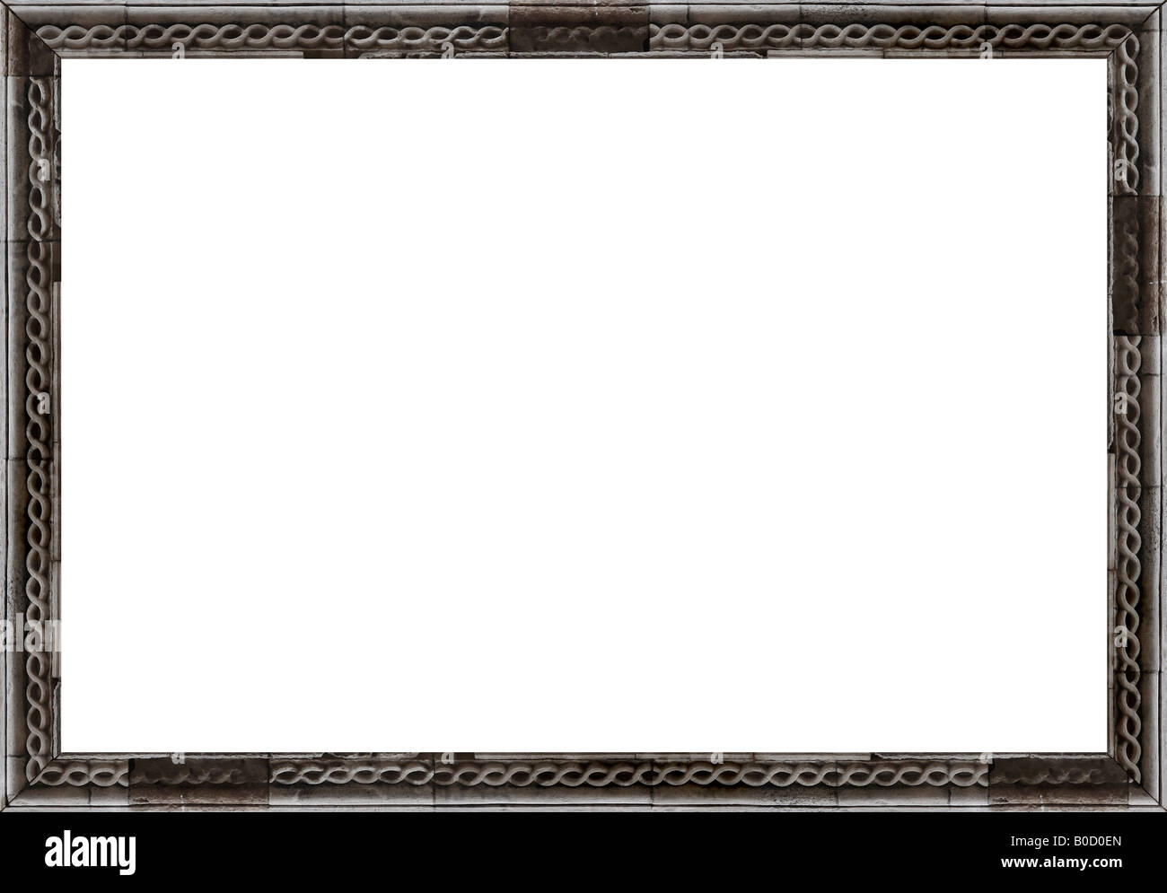 Decorative stone frame Stock Photo - Alamy