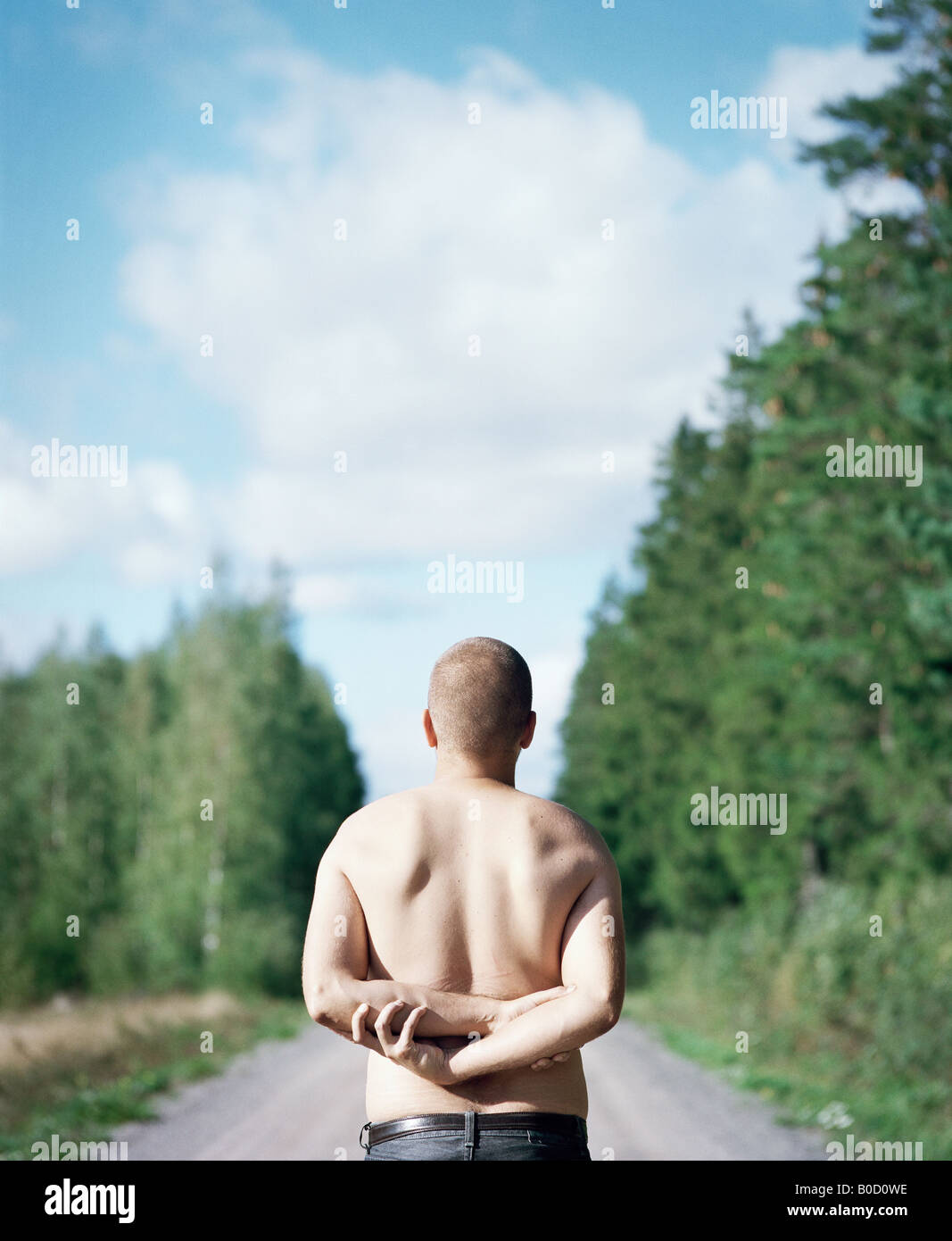 Man Hands Behind Back Rear View Stock Photos & Man Hands Behind Back ...