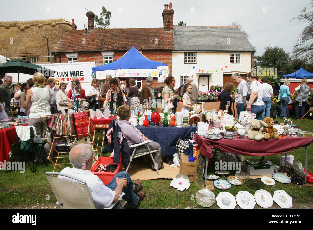 The Downton Cuckoo Fair held every year the first weekend in may Stock ...