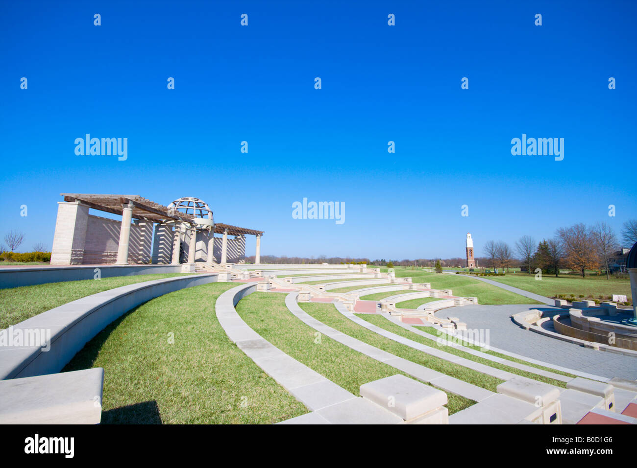 Amphitheater in the park Stock Photo - Alamy