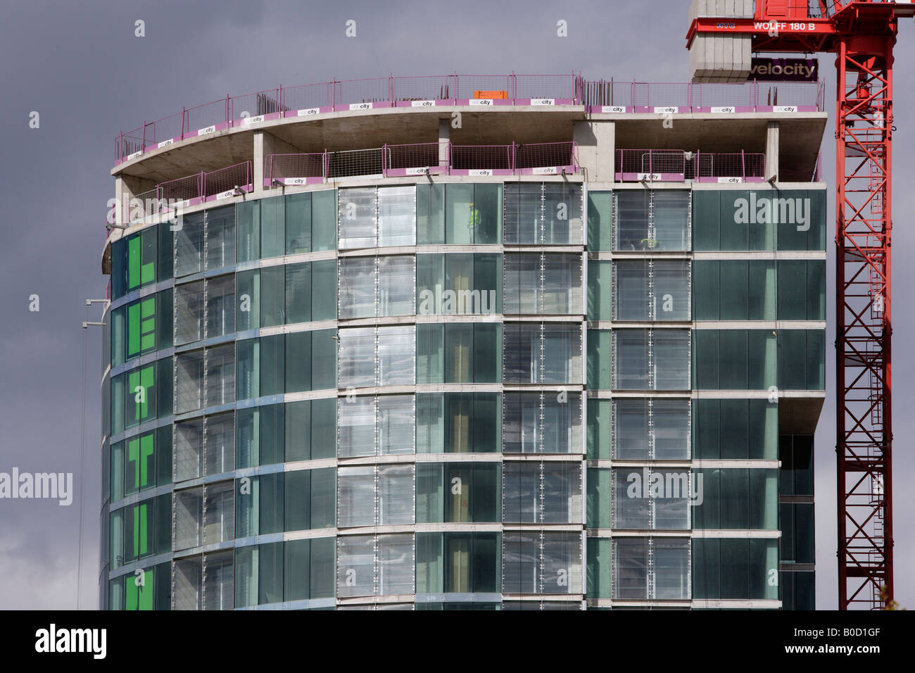 City Centre Apartments, new build Stock Photo - Alamy