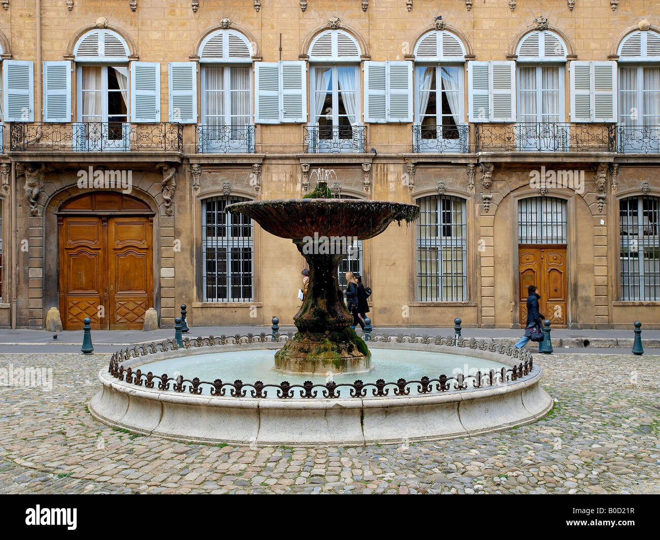 Albertas square, Aix en Provence, France Stock Photo - Alamy