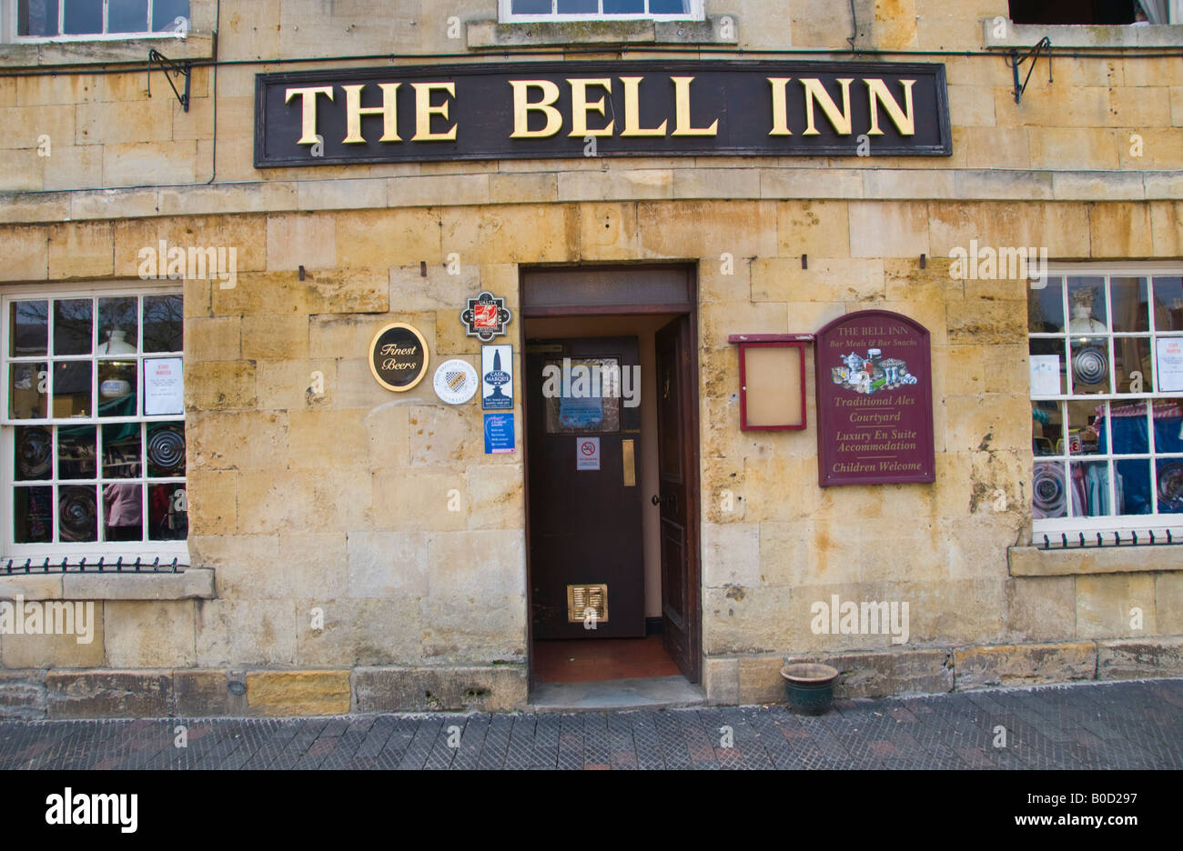 Bell Inn public house in Moreton in Marsh Cotswolds Gloucestershire ...